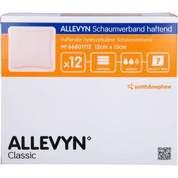 Avitamed Allevyn Schaumverband 12x13 cm haftend 12 St