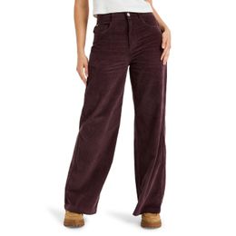 Outdoorhose Roxy "Surf On Cloud Cord", Damen, Gr. 26 (XS), huckleberry, Obermaterial: 100% Walkfrottier;, Hosen Outdoorhose