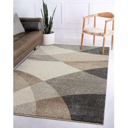 Teppich the carpet "Pearl", beige, B:80cm H:11mm L:140cm, Polypropylen, Teppiche, Teppich, moderner dichter Wohnzimmer Teppich Konturenschnitt
