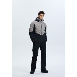 Skijacke Icepeak "Icepeak FOLSOM", Herren, Gr. 58, grau, Obermaterial: 100% Polyester. Futter: 100% Polyester. Wattierung: 100% Polyester, Jacken Skijacke, wasserdicht, winddicht, atmungsaktiv