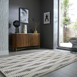 Teppich FLAIR RUGS "Knot", creme, B:200cm H:20mm L:290cm, Kunstfaser, Teppiche, Teppich, geometrisches Muster