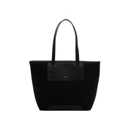 Emily & Noah Shopper EMILY & NOAH "Shopper E&N Colmar RUE 09", Damen, Gr. B/H/T: 44cm x 30cm x 15,5cm 0, schwarz (schwarz 100), Polyester, Taschen Shopper