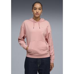 Kapuzensweatshirt Puma "ESS ELEVATED COMFORT HOODIE TR", Damen, Gr. S, rosy outlook, Sweatware, Obermaterial: 100% Baumwolle, bedruckt, comfort fit normal, angesetztes B&uuml;ndchen, Sweatshirts, mit Kapuze, mit K&auml;ngurutasche, mit Logodruck, komfortable Passform