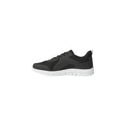 Sneaker Kappa "Kappa Flacher shoe KMPyxis", Herren, Gr. 42, schwarz, grau dk, Obermaterial: 100% Kunststoff, Schuhe Sneaker