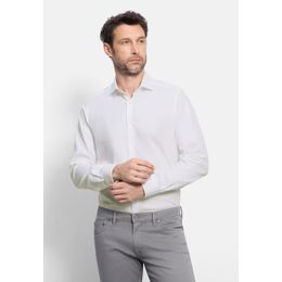 Businesshemd OLYMP "OLYMP Level Five, body fit, Royal Kent", Herren, Gr. 37, Normaler Arm, wei&szlig;, 100% Baumwolle, Hemden