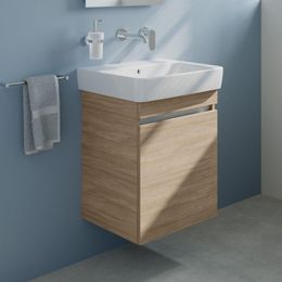 Geberit Renova Plan Waschtisch, evineo ineo5 evo Unterschrank B: 55 cm, 1 T&uuml;r, mit Griffmulde,, 501634001+BE0984OA,