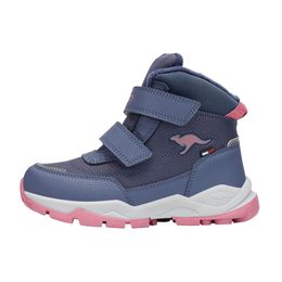 Winterboots Kangaroos "K-FR BOREALIS V RTX", Jungen, Gr. 32, grisaille, dusty rose, Synthetik, Textil, Schuhe Winterboots, Snowboots, Winterboots, Winterschuhe, wasserdicht, w&auml;rmend