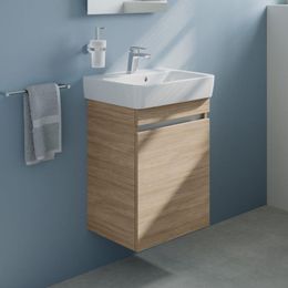 Geberit Renova Plan Handwaschbecken, evineo ineo5 evo Unterschrank B: 50 cm, 1 T&uuml;r, mit Griffmulde,, 501628008+BE0983OA,