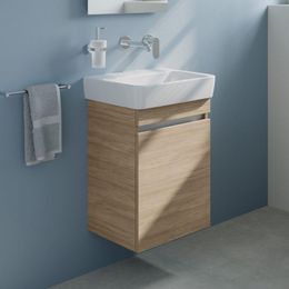 Geberit Renova Plan Handwaschbecken, evineo ineo5 evo Unterschrank B: 50 cm, 1 T&uuml;r, mit Griffmulde,, 501631008+BE0983OA,