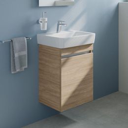 Geberit Renova Plan Handwaschbecken, evineo ineo5 evo Unterschrank B: 50 cm, 1 T&uuml;r, mit Griffmulde,, 501629008+BE0983OA,