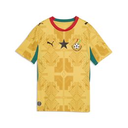 Trainingsshirt Puma "Ghana 2026 Ausw&auml;rtstrikot Jugendliche", Jungen, Gr. 128, sunny gelb archive gold, Obermaterial: 100% Polyester. Rippe: 100% Polyester. Einsatz: 100% Polyester, bedruckt, regular fit, Rundhals, Shirts