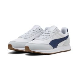 Sneaker Puma "R78 Lightwind Sneakers Erwachsene", Damen, Gr. 36, wei&szlig; blau jewel silber mist gray, Obermaterial: Synthetik, Textil. Futter: Textil. Innensohle: Keine Angabe. Laufsohle: Gummi, Schuhe Sneaker