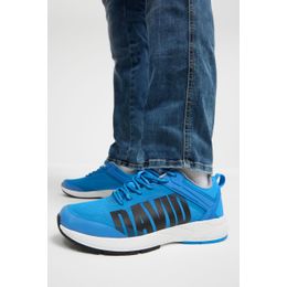 Sneaker CAMP DAVID, Herren, Gr. 41, pacific blau, Synthetik, Textil, unifarben, Schuhe Sneaker, mit Fersenstabilisator