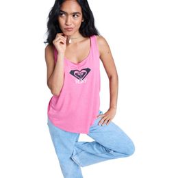 Tanktop Roxy "Surfclassic", Damen, Gr. XS, pink (sangria sunset), Obermaterial: 65% Polyester, 35% Viskose;, Tops Tanktop