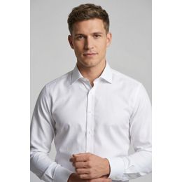 Langarmhemd MARVELIS, Herren, Gr. 40, Extra verl&auml;ngerter Arm, wei&szlig;, Web, Obermaterial: 100% Baumwolle, k&ouml;rpernah normal, 2-Knopf-Manschette, Hemden, New York Kentkragen, Businesshemd, k&ouml;rpernah, extra langer Arm