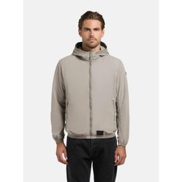 Funktionsjacke Khujo "Derf", Herren, Gr. M (50), bone, Obermaterial: 100% Nylon. Innenfutter: 100% Nylon, gerade h&uuml;ftlang, hoch geschlossener Ausschnitt, elastischer Bund mit Gummizug, Jacken Funktionsjacke, leichte &Uuml;bergangsjacke mit Kapuze