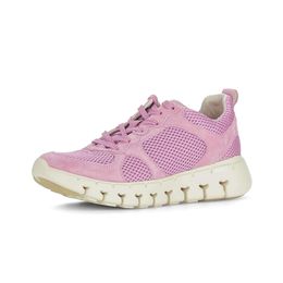 Sneaker Gabor "Sneaker low", Herren, Gr. 35,5, rosa, Schuhe Sneaker