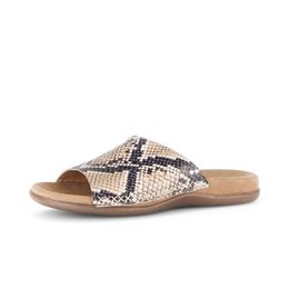 Pantolette Gabor "Pantolette", Damen, Gr. 41, beige, Schuhe Pantolette