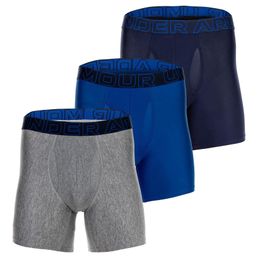 Under Armour UA PERFORMANCE TECH - SOLID 6 IN 3PK Herren Boxershort
