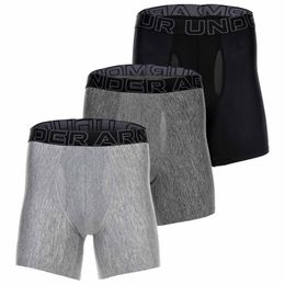 Under Armour UA PERFORMANCE TECH - SOLID 6 IN 3PK Herren Boxershort