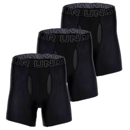 Under Armour UA PERFORMANCE TECH - SOLID 6 IN 3PK Herren Boxershort