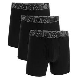 Under Armour UA PERFORMANCE COTTON - SOLID 6 IN 3PK Herren Boxershort