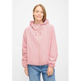 Funktionsjacke Derbe "Packby", Damen, Gr. 34, coral blush, Obermaterial: 100% Polyester; Futter: 100% Polyester, normal, Raglan&auml;rmel B&uuml;ndchen, Jacken Funktionsjacke, Faltbare Jacke, wasserabweisend, winndicht