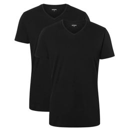 Camano Men Comfort BCI Cotton V-Neck T-Shirt 2P Herren T-Shirt