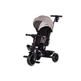 Chipolino Tricycle Max Sport 2 in 1, Dreirad, Becherhalter, Sitz umkehrbar, Korb braun schwarz