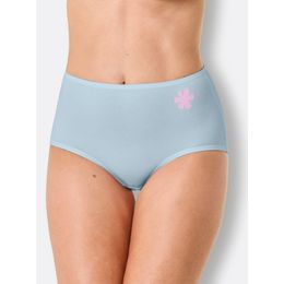 w&auml;schepur Taillenslip W&Auml;SCHEPUR, Damen, Gr. 42, 6 Stk., 2x hellblau, 2x vanille, 2x flieder, 95% Baumwolle, 5% Elasthan, Unterhosen Taillenslip