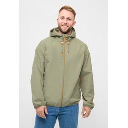 Funktionsjacke Derbe "Packby", Herren, Gr. L, tea, Obermaterial: 100% Polyester; Futter: 100% Polyester, normal, Raglan&auml;rmel B&uuml;ndchen, Jacken Funktionsjacke, faltbare Jacke, wasserabweisend, winndicht