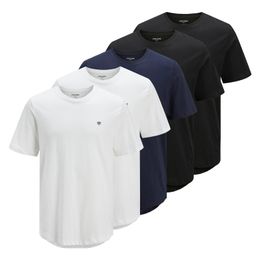 Jack & Jones JPRBLABRODY TEE CREW NECK 5PK Herren T-Shirt