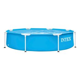 Intex Frame Pool 28205NP &Oslash;244x51cm &ndash; Aufstellpool mit Metallrahmen robust Gartenpool