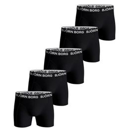 Bj&ouml;rn Borg Cotton Stretch Trunks Big Logo 5P Herren Boxershort