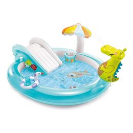 Intex 57165NP Playcenter "Gator" Planschbecken (201x107x84cm) Garten Kinder