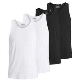 Jack & Jones JACBASIC TANKTOP 4PK Herren Unterhemd