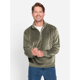 Sweatshirt Catamaran, Herren, Gr. 52/54, gr&uuml;n (khaki), 75% Baumwolle, 25% Polyester, unifarben, Sweatshirts Sweatshirt