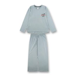 Sanetta Pyjama long uni M&auml;dchen Pyjama