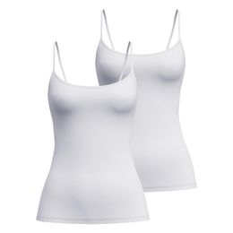 Calida Sleek Skin Spaghetti Top 2P Damen Unterhemd