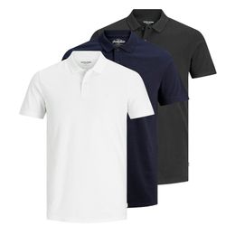 Jack & Jones JJEBASIC POLO 3PK Herren Poloshirt