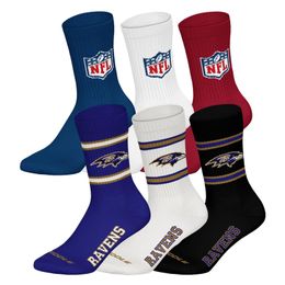 NFL 6Pack Crew Socks Unisex Socken