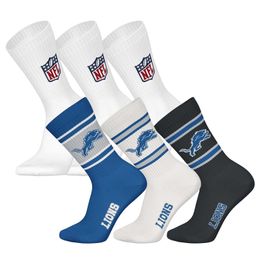NFL 6Pack Crew Socks Unisex Socken
