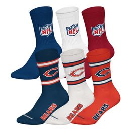 NFL 6Pack Crew Socks Unisex Socken