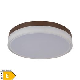 N&auml;ve N&auml;ve LED / CCT Deckenleuchte "LOLA" &Oslash;: 50cm / wei&szlig;/braun