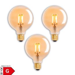 N&auml;ve N&auml;ve 3er-Set LED Leuchtmittel "DILLY" E27/4,1W H: 13,5cm warmwei&szlig;