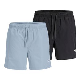 Jack & Jones JPSTMAUI TROPIC SOLID SWIM SHORTS MP 2P Herren Badeshorts