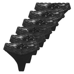 Only ONLCHLOE LACE THONG 6P Damen String