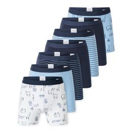 Schiesser 7PACK Boys Single Jersey Slips Jungen Boxershort