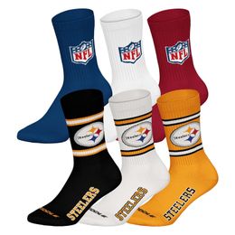 NFL 6Pack Crew Socks Unisex Socken