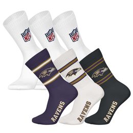 NFL 6Pack Crew Socks Unisex Socken